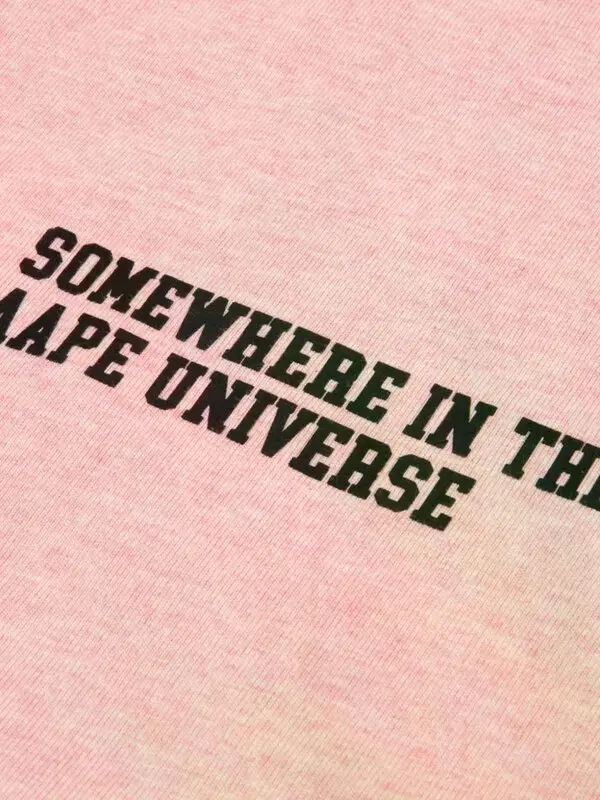 AAPE BY *A BATHING APE Embroidered T-shirt - Pink
