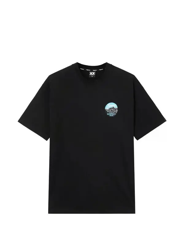FINGERCROXX Graphic Print T-shirt - Black