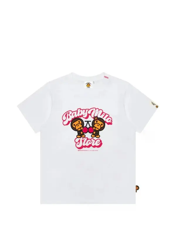 A BATHING APE Graphic-print T-shirt - White