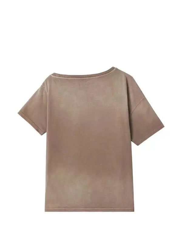 MUSIUM DIV. Printed Boat Neck T-shirt