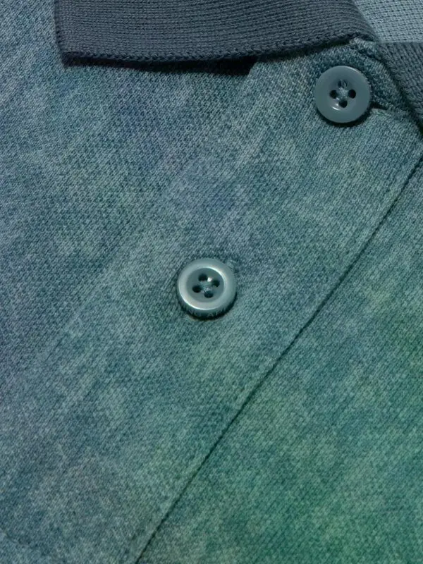 AAPE BY *A BATHING APE Logo-appliqué Polo Shirt - Blue