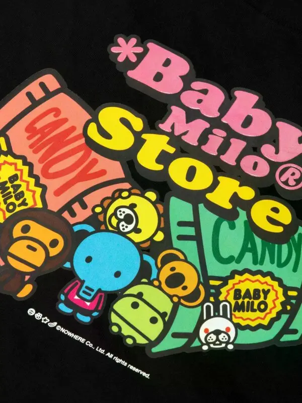 A BATHING APE Graphic-print T-shirt - Black