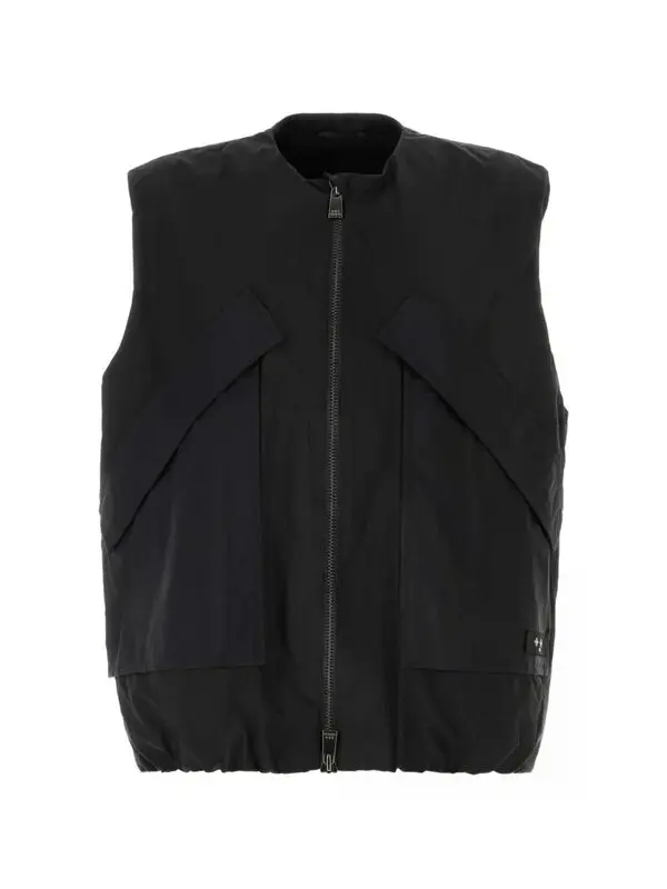 TATRAS Oversized Zip Gilet - Black