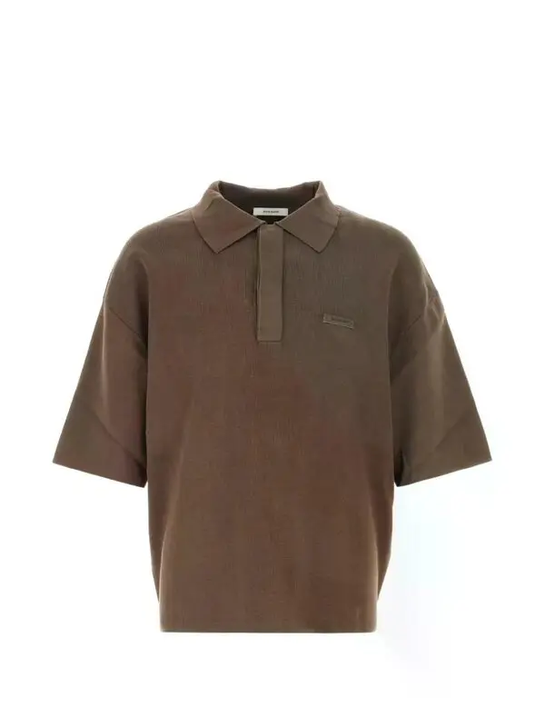 ENTIRE STUDIOS Short-sleeve Polo Shirt - Brown