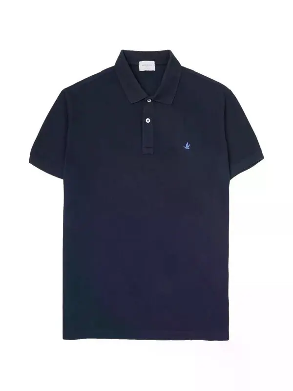 BROOKSFIELD Bird-motif Polo Shirt - Blue