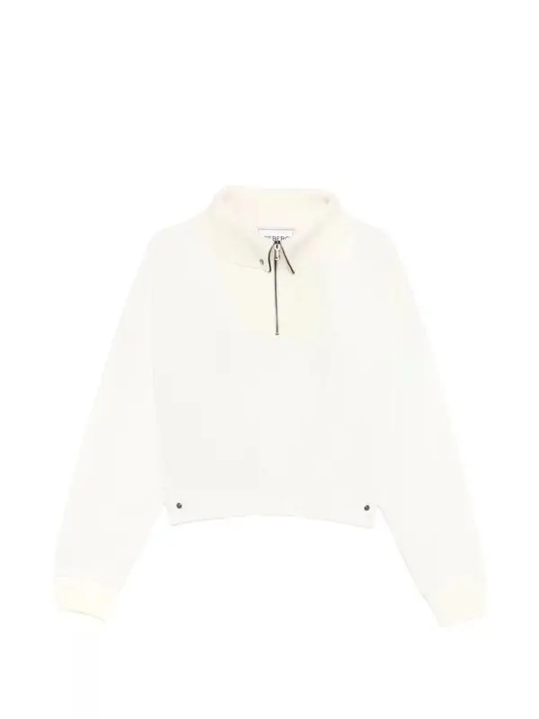Iceberg Half-zip Sweatshirt - White