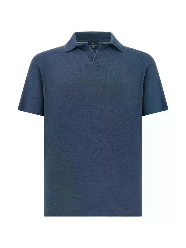 Paul & Shark Open-collar T-shirt - Blue