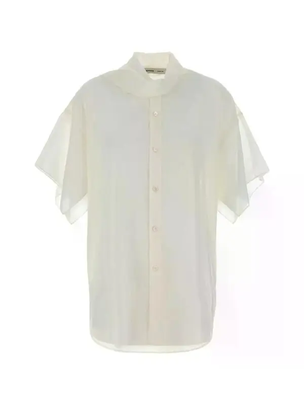 Carven Draped Shirt - White