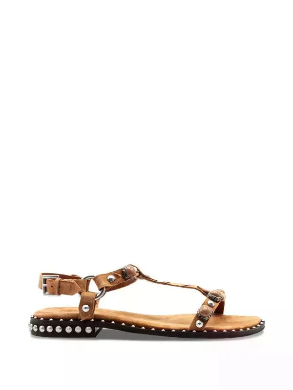 Ash Podium Studded Sandals - Brown