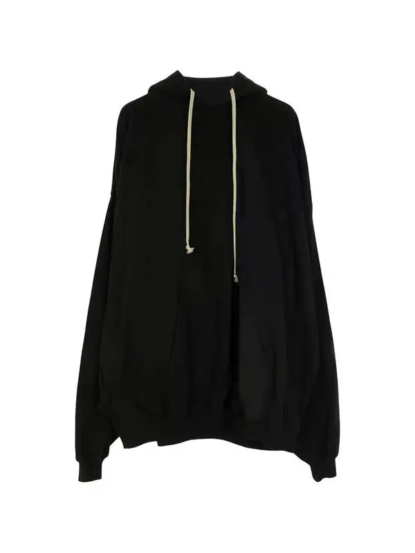 Rick Owens Long-sleeve Hoodie - Black