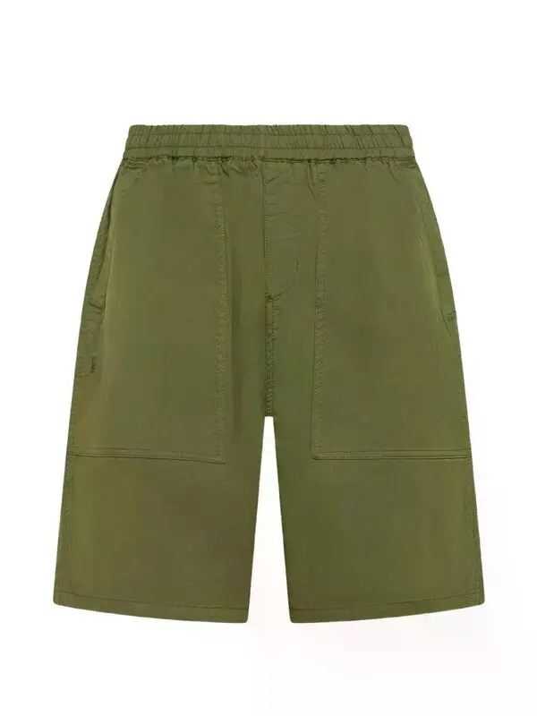 SUN 68 Elastic-waist Shorts - Green