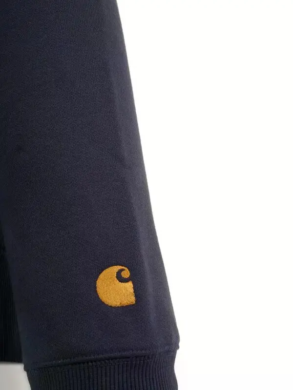 Carhartt Work In Progress Logo-embroidered Sweatshirt - Blue