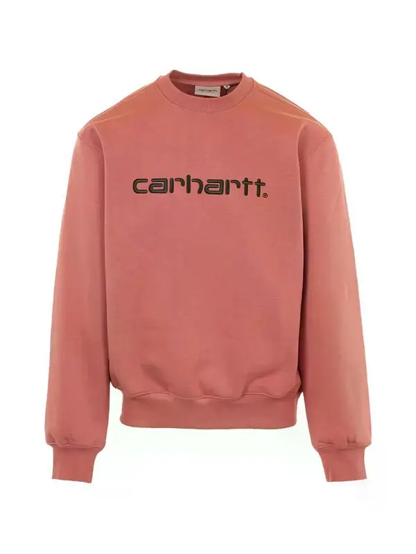 Carhartt Work In Progress Logo Sweatshirt - Pink