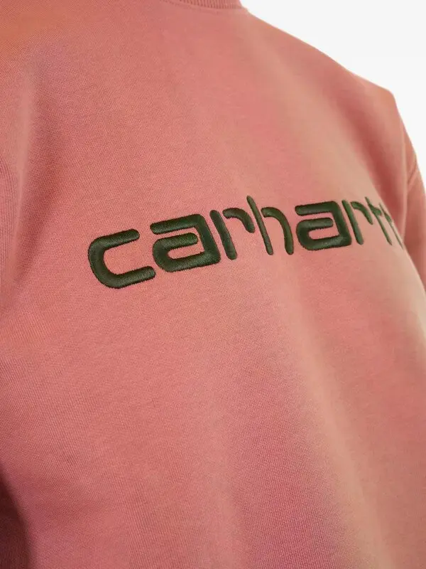 Carhartt Work In Progress Logo Sweatshirt - Pink