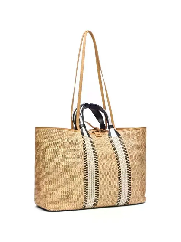 Casadei Amalfi Woven Shoulder Bag - Neutrals