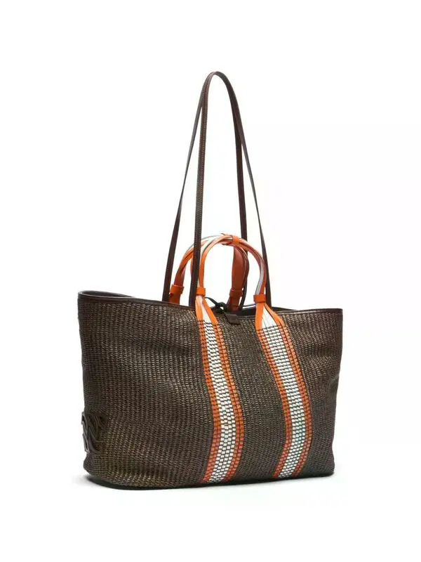 Casadei Amalfi Woven Shoulder Bag