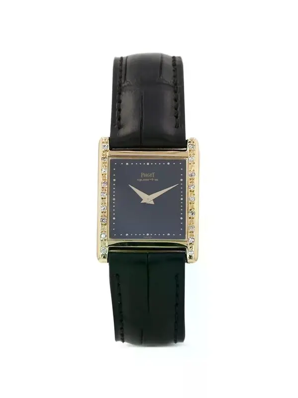 PIAGET 1980s Rectangle Case 29mm Watch - Black