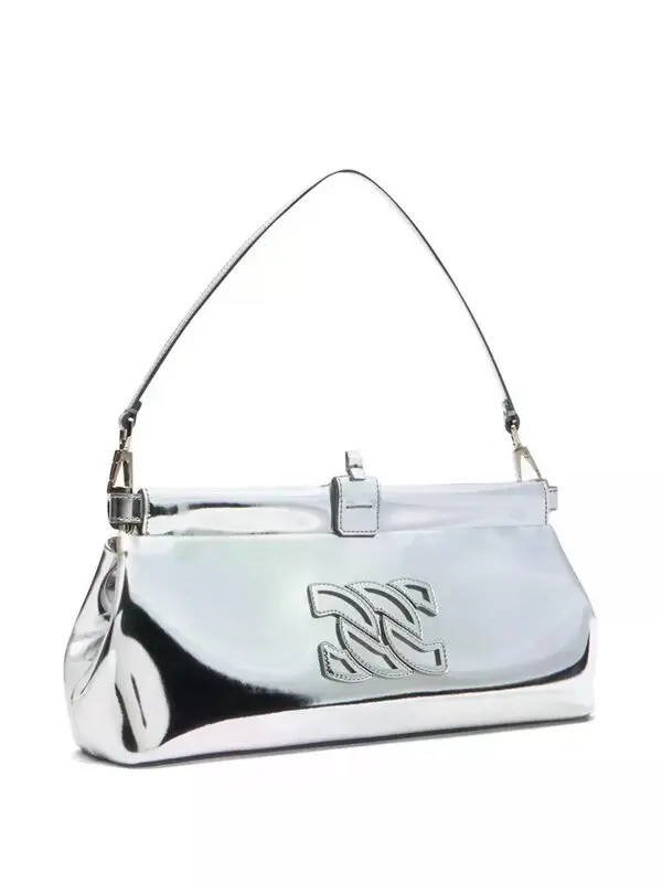 Casadei Logo-detail Shoulder Bag - Grey