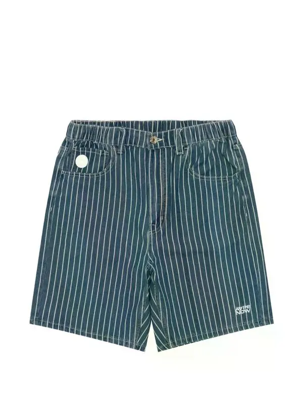 AAPE BY *A BATHING APE Striped Shorts - Blue