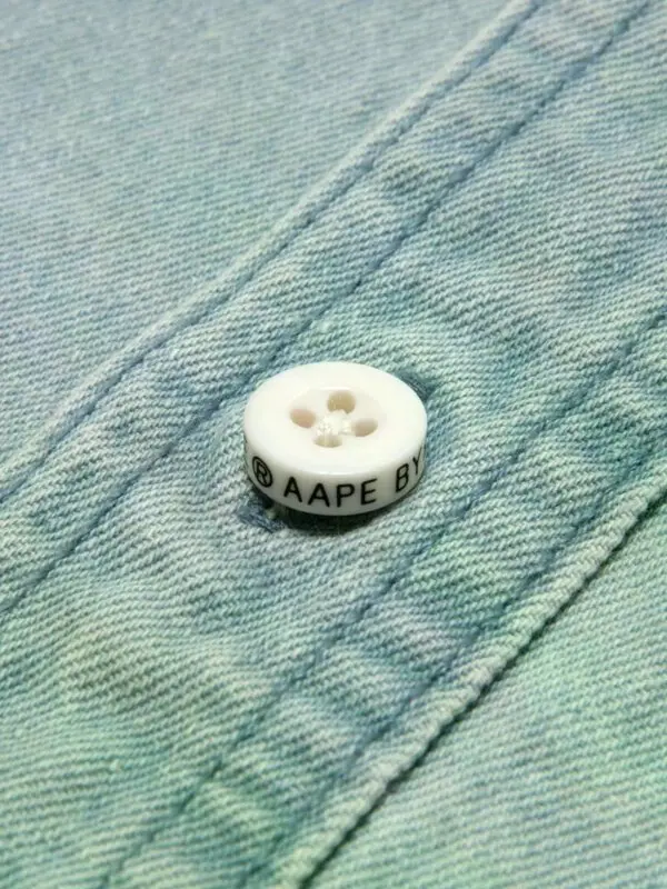 AAPE BY *A BATHING APE Button Emblem Shirt