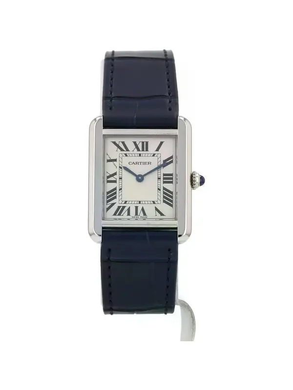 CARTIER 2010s 31mm Tank Solo Watch - White