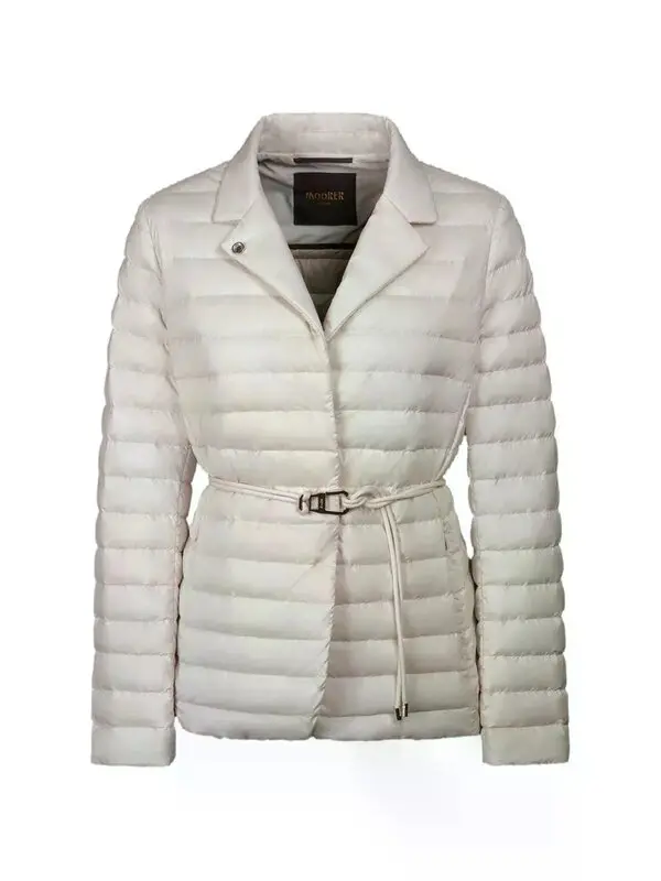MOORER Lanzada Belted Jacket - Neutrals