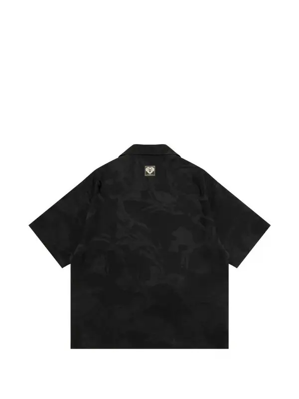 AAPE BY *A BATHING APE Embroidered Logo Shirt - Black