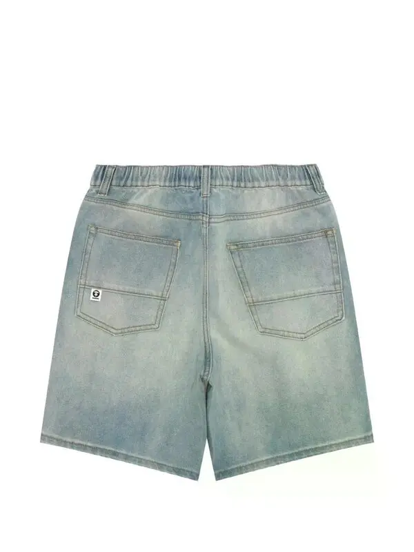 AAPE BY *A BATHING APE Logo-patch Embroidered Shorts