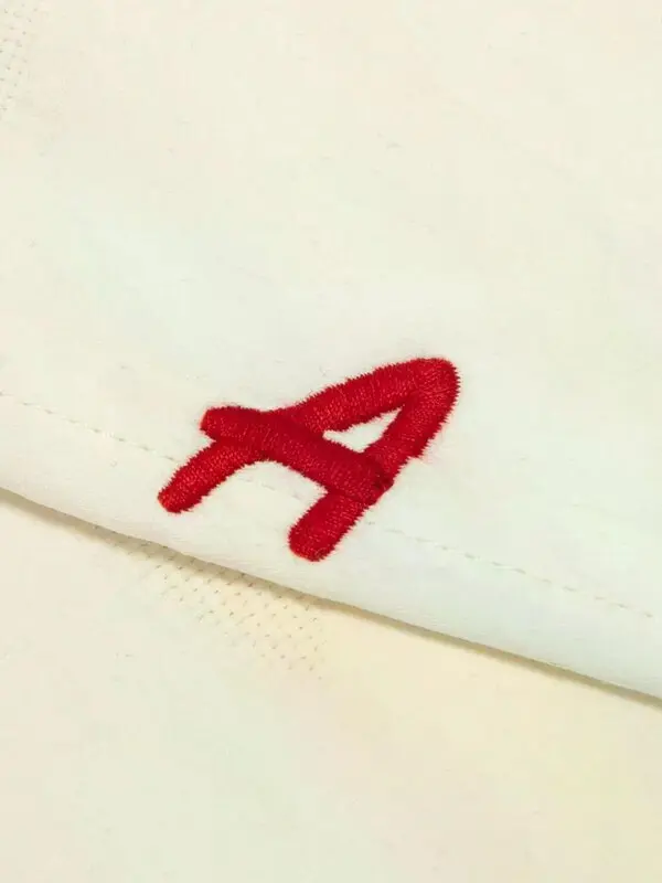 AAPE BY *A BATHING APE Embroidered Short-sleeve Shirt - Neutrals