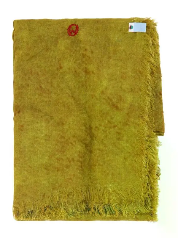 TALKING WALLS Fringed Scarf - Yellow