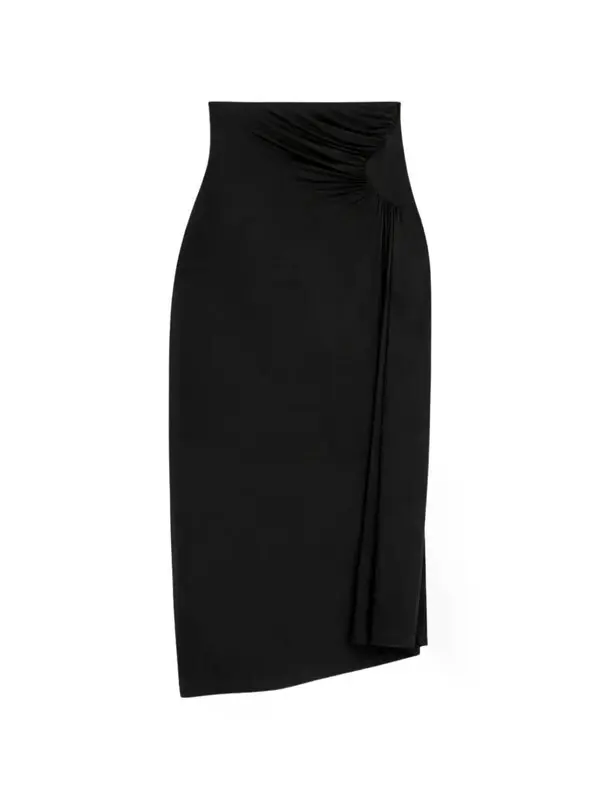 IRO PARIS Elyris Draped Maxi Skirt - Black