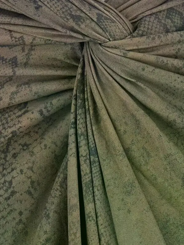 Federica Tosi Printed Knot Skirt
