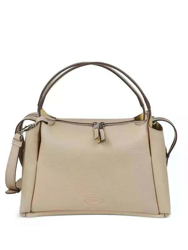 TOD'S Top Handle Tote Bag - Neutrals