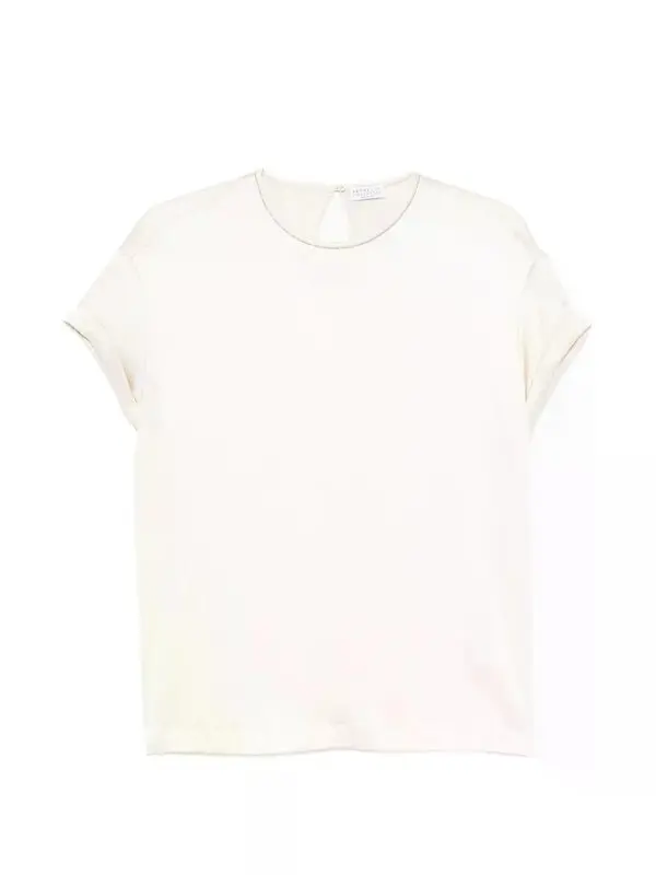 Brunello Cucinelli Round-neck T-shirt - Neutrals