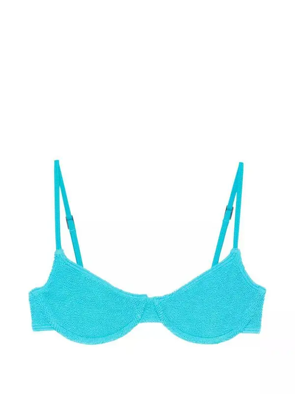 Bond Eye Gracie Textured Bikini Top - Blue