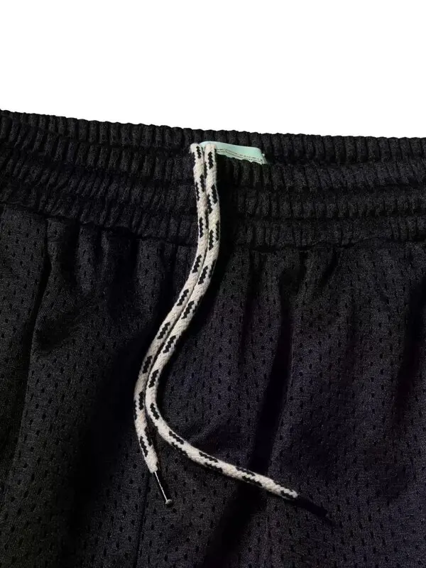 Aries Lace-trim Airtex Shorts