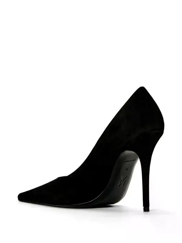 Amina Muaddi Barbara Pointed Pumps - Black