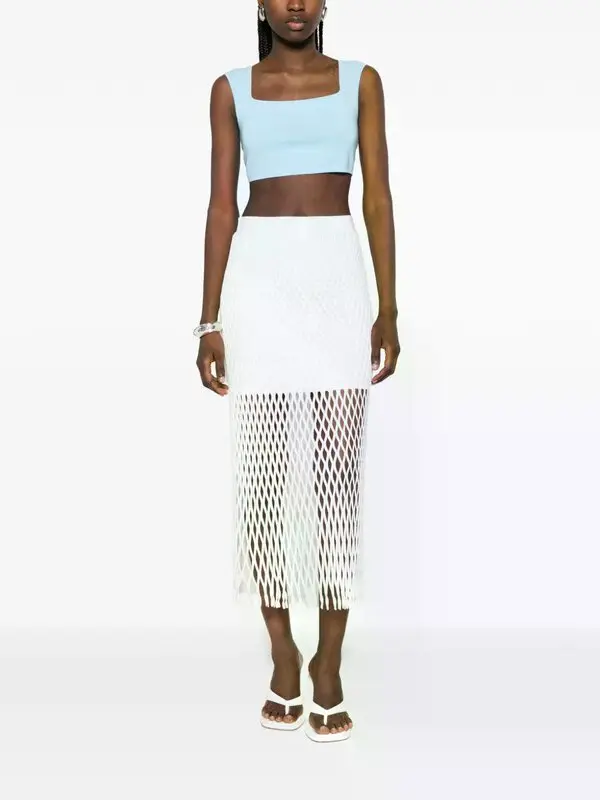 Max Mara Sleeveless Square-neck Top