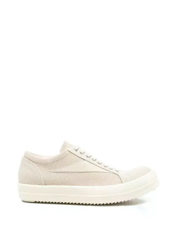 Rick Owens Lace-up Panel Sneakers - Neutrals