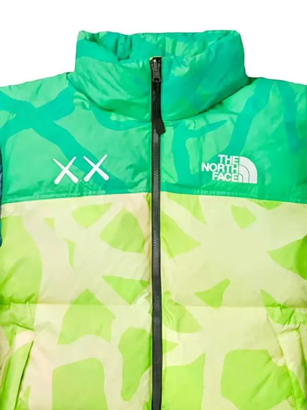 KAWS X The North Face 1996 Nuptse Jacket - Green
