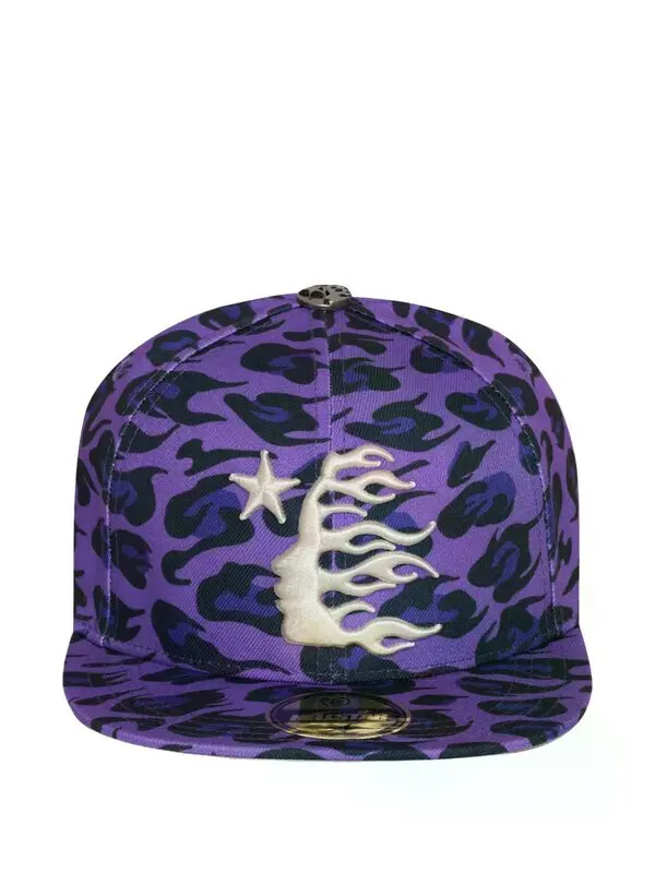 HELLSTAR Cheetah Print Cap - Purple