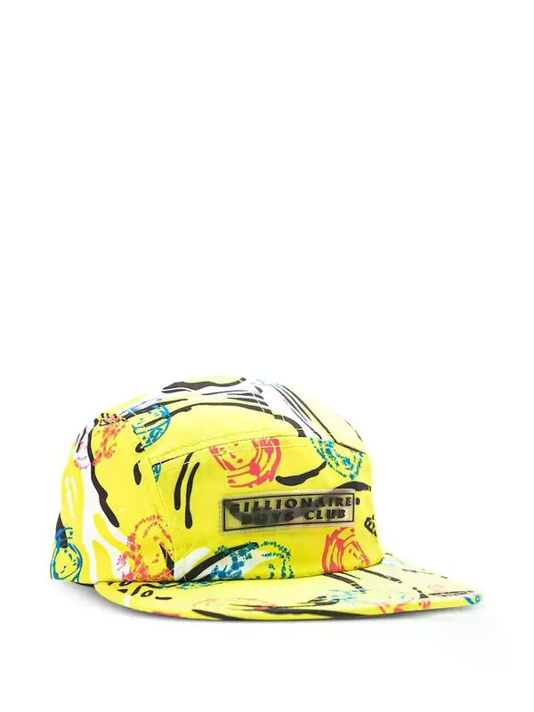 BILLIONAIRE BOYS CLUB Waves Pattern Cap - Yellow