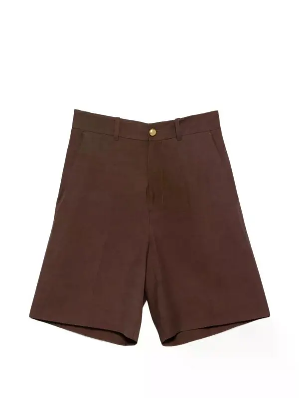 P.a.r.o.s.h Button Shorts - Brown