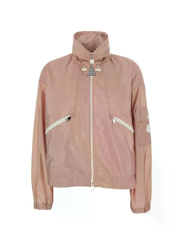 Moncler Marmacy Hooded Zip-up Jacket - Pink