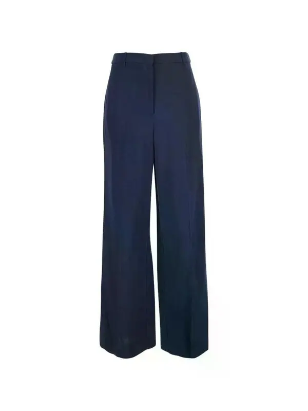 MERCI Wide-leg Palazzo Trousers - Blue