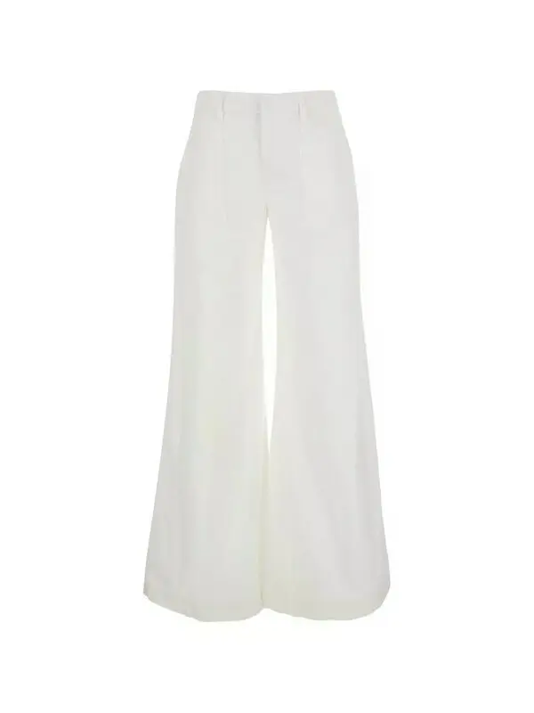 MERCI Wide-leg Palazzo Pants - White