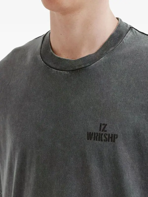 Izzue Crew-neck Cotton T-shirt