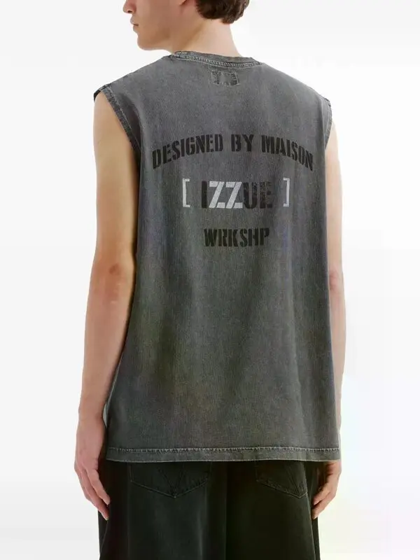 Izzue Sleeveless T-shirt - Grey
