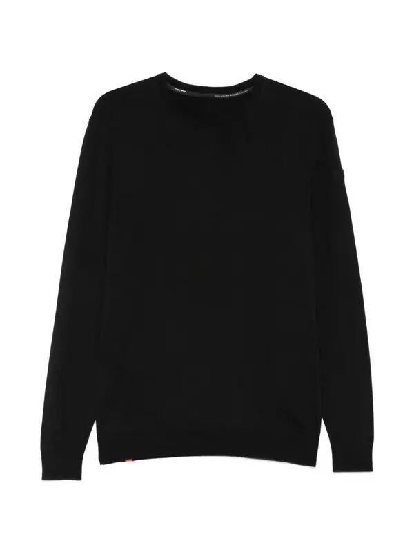 RRD Ribbed Crew Neck Sweater - Black