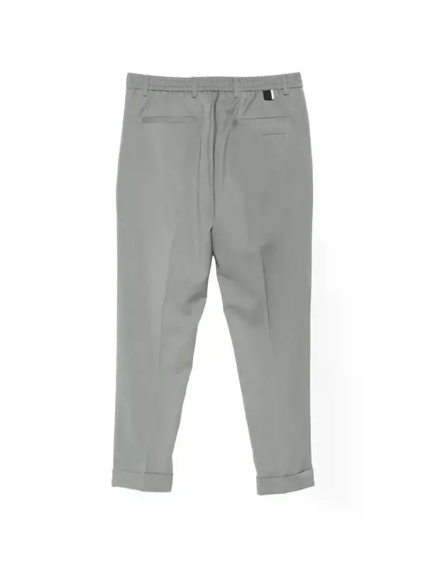 LOW BRAND D-ring Pleated Trousers